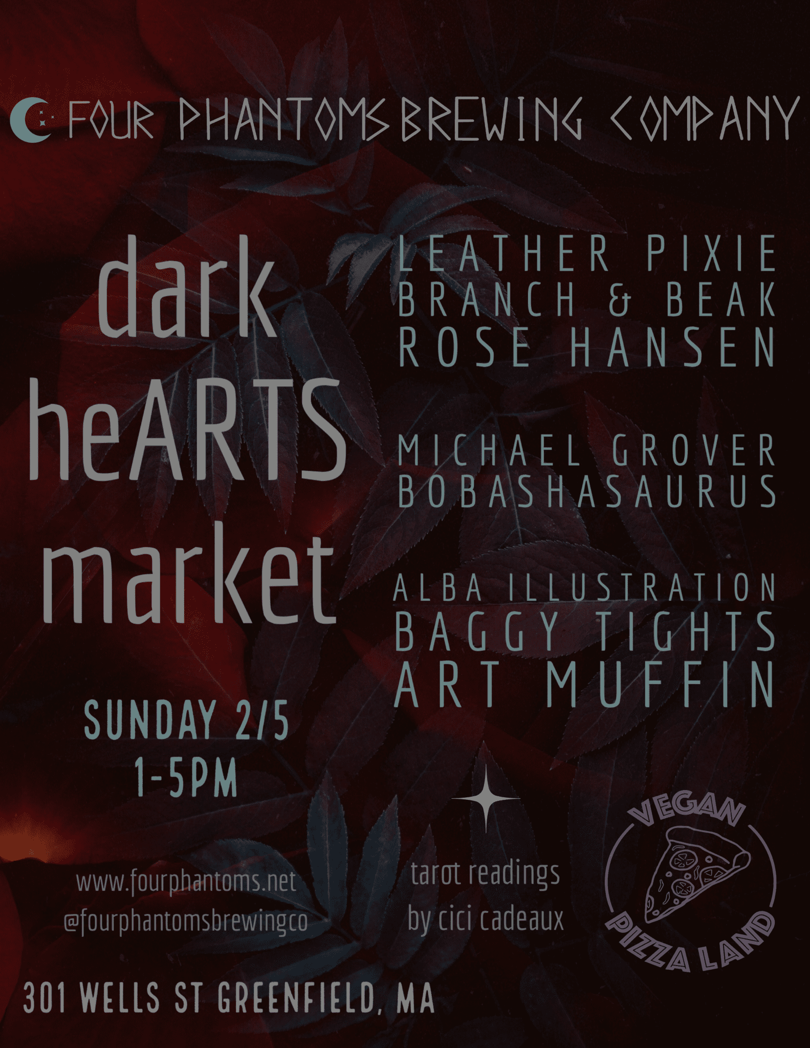 dark heARTs Market at Four Phantoms Brwing - Visit Greenfield, MA